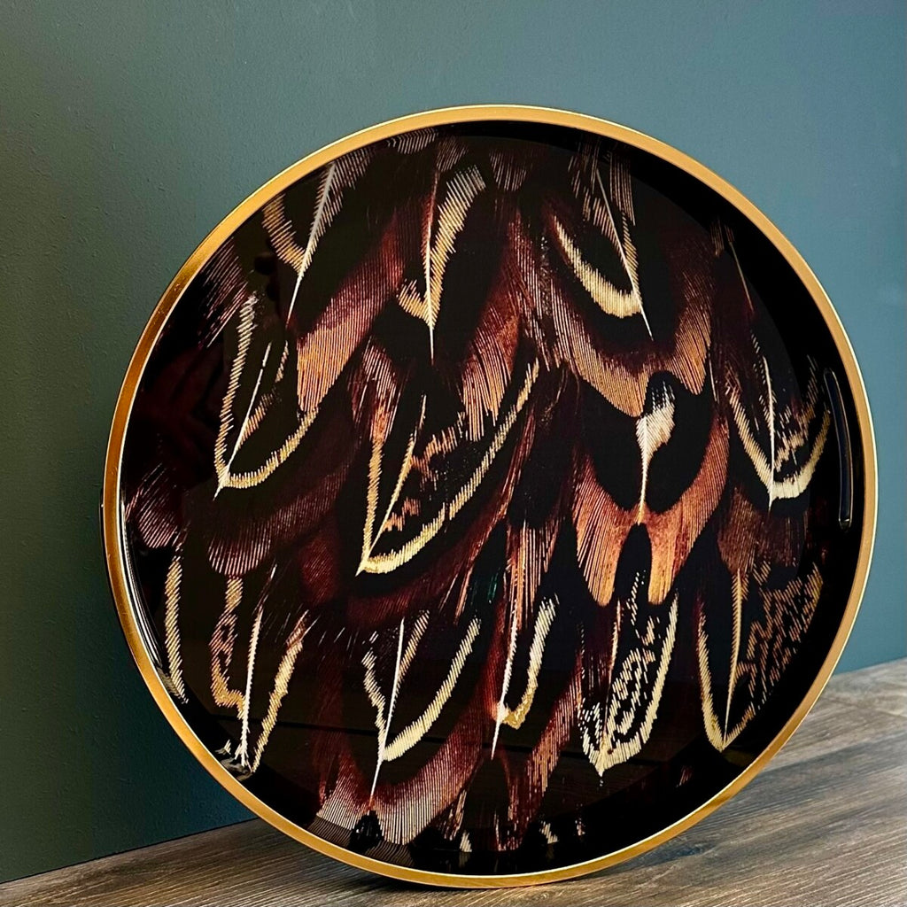 Abstract Feathers Tray – Margo & Plum